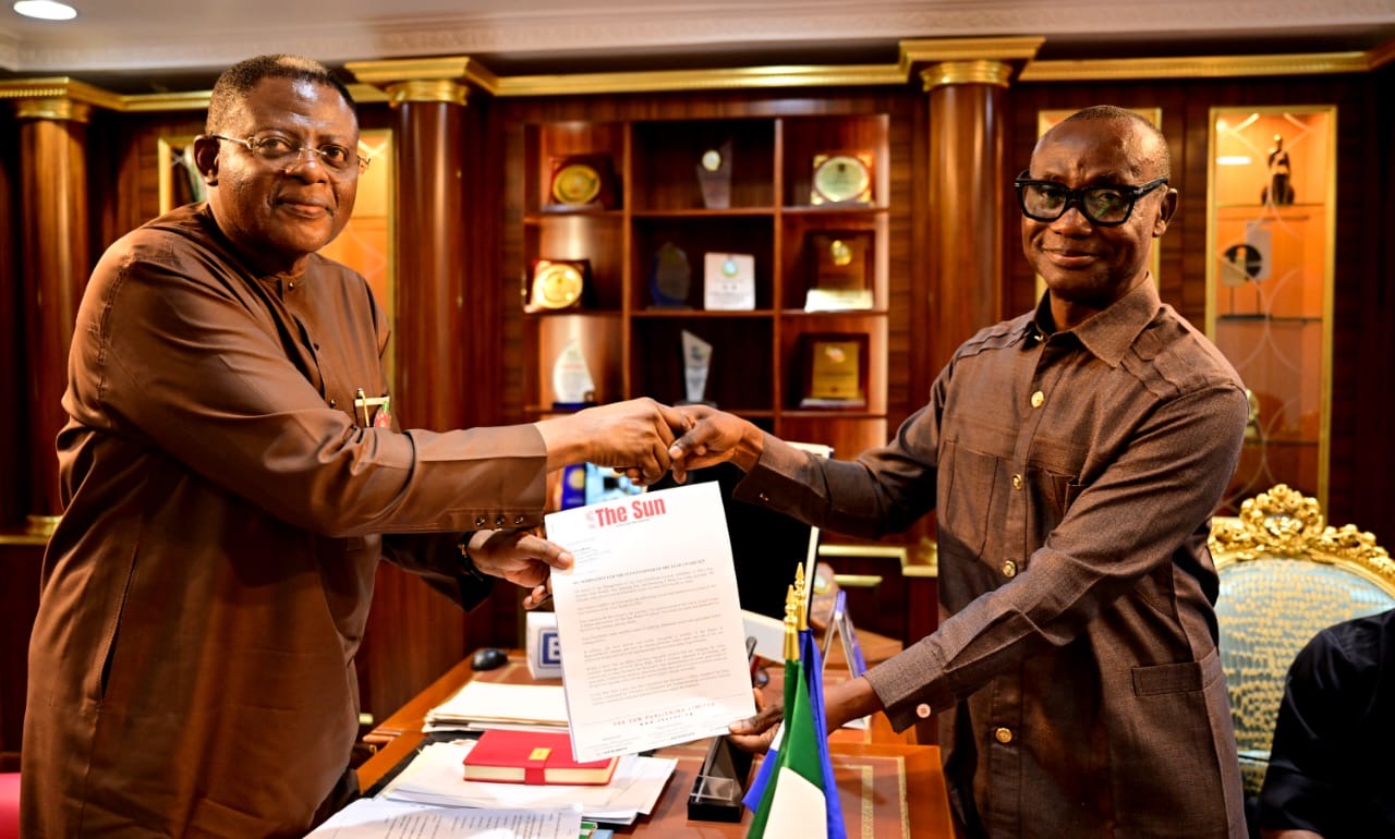 Gov. Otu Emerges The Sun Governor of the Year - Calabar Gist